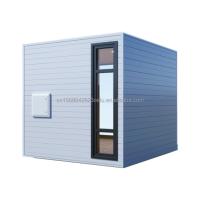China Hotel Prefabricated Wooden Garden House with Modern Design and Galvanized Steel Square Tubes Main Structure EU10ft 20ft for sale