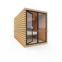 China EU 10ft Modern Wooden Prefabricated Mini Bed Cabin for Supermarket or Office Wall 50/75/100mm Wave Sandwich Panel for sale