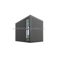 China Galvanized Steel Square Tubes 10ft Modern Wooden Steel Structure Office for Commercial Space for sale
