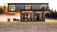 China Customizable 2/3 Bedrooms Luxury Portable Garden House with Toilet and Wall 50/75/100mm Wave Sandwich Panel for sale