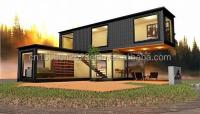 China Customizable 2/3 Bedrooms Luxury Portable Garden House with Toilet and Wall 50/75/100mm Wave Sandwich Panel for sale