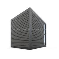 China Galvanized Steel Square Tubes 10ft Modern Wooden Steel Structure Office for Commercial Space for sale
