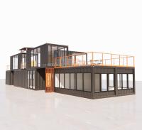 China Customized Modern Prefab Tiny House with Customized Color and Wall 50/75/100mm Wave Sandwich Panel for sale