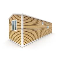 China Vacation Style Family Prefabricated Wooden House with 2 Bedrooms 1 Bathroom 1 Kitchen Directly for sale