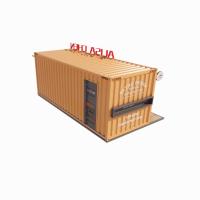 China Popular Folding Cafe Container Restaurant with Steel Frame and Galvanized Main Structure for sale