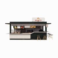China 20ft Container Prefabricated Shops Stores Bathroom Included and Customized Color for Your Commercial Space for sale