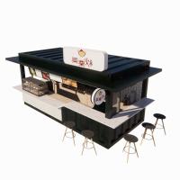 China 20ft Container Prefabricated Shops Stores Bathroom Included and Customized Color for Your Commercial Space for sale