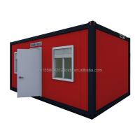 China Portable Steel Container House Prefabricated Mobile Warehouse for Construction Site Featuring Aluminum Alloy Windows for sale