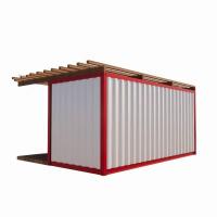 China Modern Design Container Houses 20ft Container Prefabricated Shops Stores in Shipping Container for sale