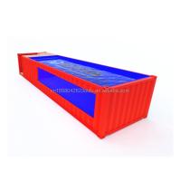China Outdoor Home Style Swimming Pool 20ft Shipping Container Pool with Customized Color and Aluminum Alloy Windows for sale