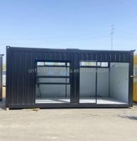 China 20ft Movable Prefabricated Coffee Shop Container House Design with Galvanized Steel Square Tubes for sale