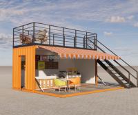China Modified 20 Foot Prefab Shipping Container Ideal for Pop Up Coffee Shop Restaurant Mobile Container Bar Shop and Bathroom for sale