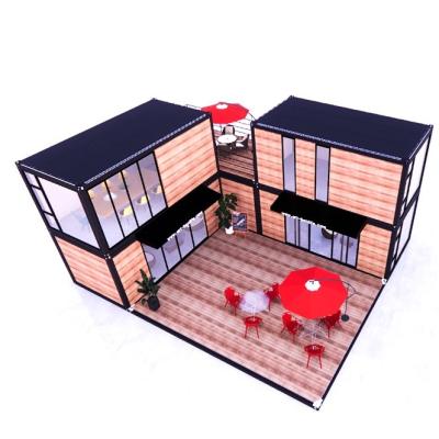 China Modern Design 20 Foot Extendable Flat Pack Modular Home Prefab Sandwich Panel Shipping 3 Bedroom Container House for Hotel for sale