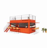 China Affordable 20ft or 40ft Shipping Container Prefabricated Shops Stores with Aluminum Alloy Windows for sale