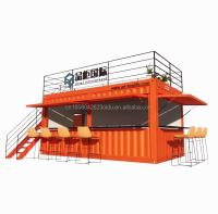 China Affordable 20ft or 40ft Shipping Container Prefabricated Shops Stores with Aluminum Alloy Windows for sale