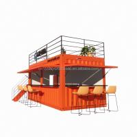 China Affordable 20ft or 40ft Shipping Container Prefabricated Shops Stores with Aluminum Alloy Windows for sale