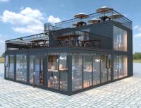 China Affordable 20ft Knock Down Sandwich Panel Portable Prefab Hotel Container Modular House with Aluminum Alloy Windows for sale