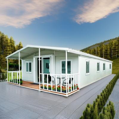 China Modern 40Ft 20Ft Prefab Granny Flat Quick Build 1 2 3 Bedroom Expandable Mobile Container Home Prefabricated Shipping Portable for sale