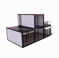 China Modern Design 40ft Luxury Prefabricated Container Homes with Aluminum Alloy Windows and Modern Living for sale
