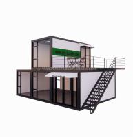 China Modern Design 40ft Luxury Prefabricated Container Homes with Aluminum Alloy Windows and Modern Living for sale
