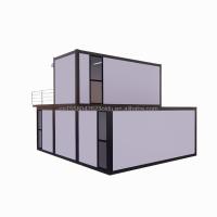 China Modern Design 40ft Luxury Prefabricated Container Homes with Aluminum Alloy Windows and Modern Living for sale