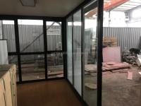 China 20ft Portable Foldable Container Cabin House with Customized Color and Galvanized Steel Square Tubes for sale