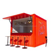 China Steel Structure Frame Welded Modern Design Style 20ft Simple and Luxurious Garden House Flat Packaging Assembled Container Mobile House for sale