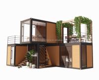 China Foldable Portable Detachable 20ft 40ft Modular Living Container House With Aluminum Alloy Windows For Construction Site for sale