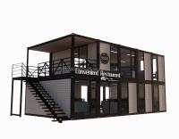 China Foldable Portable Detachable 20ft 40ft Modular Living Container House With Aluminum Alloy Windows For Construction Site for sale