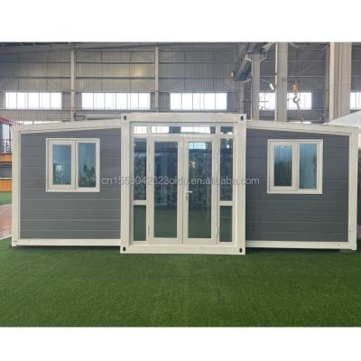 China Customized Color 40ft 20ft Prefab Container House 3 Bedroom Movable Foldable Expandable Steel Sandwich Panel Outdoors for sale