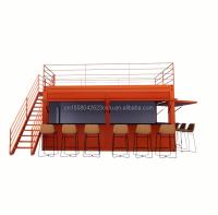 China 20ft Custom Flat Packaging Quick Installation Wooden Container Prefabricated House Garden Bar with Galvanized Steel Square Tubes for sale