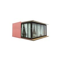 China 20ft Luxury Prefabricated Expandable Container House Ready Made Flat Pack Villa with Customized Color and Shipping Cost for sale