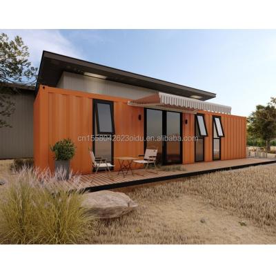 China Galvanized Steel Square Tubes Main Structure Outdoor Modern Steel Modular Expandable 20ft/40ft Portable Container House for sale