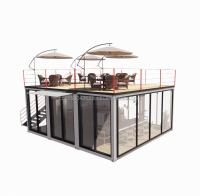 China 20ft or 40ft Modular Container Small Kitchen Garden House Customized Color Prefabricated Warehouse for Country Marke for sale