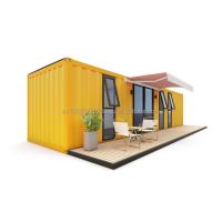China Galvanized Steel Square Tubes Main Structure Outdoor Modern Steel Modular Expandable 20ft/40ft Portable Container House for sale