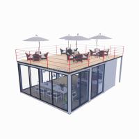 China 20ft or 40ft Modular Container Small Kitchen Garden House Customized Color Prefabricated Warehouse for Country Marke for sale