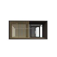 China 20ft Deluxe Prefabricated Room Prefabricated Container Villa with Wall 50/75/100mm Wave Sandwich Panel for sale