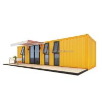 China Galvanized Steel Square Tubes Main Structure Outdoor Modern Steel Modular Expandable 20ft/40ft Portable Container House for sale