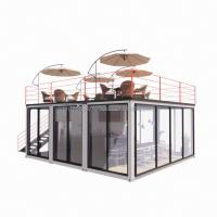 China 20ft or 40ft Modular Container Small Kitchen Garden House Customized Color Prefabricated Warehouse for Country Marke for sale