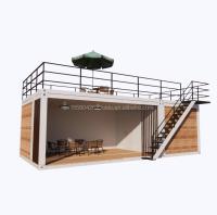 China 2-Bedroom Container Mobile House 20ft Wooden Luxury Garden Studio with Plane Packaging for sale