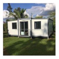 China Main structure Galvanized Steel Square Tubes Prefabricated Tiny Container House in Customized Color for Outdoor Living for sale