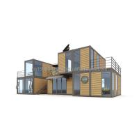 China Modern Design 20ft or 40ft Food Bar Cafe Supermarket Store Container Store Customizable Flat Package Prefabricated House for sale