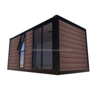 China Mobile Modular Family Customized Outdoor Glass Wooden Garden Hut Camping Hotel with Aluminum Alloy Windows and Home Bar for sale