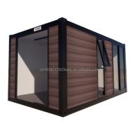 China Mobile Modular Family Customized Outdoor Glass Wooden Garden Hut Camping Hotel with Aluminum Alloy Windows and Home Bar for sale