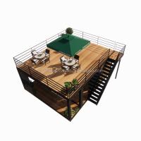 China 20 Foot Wooden Deluxe Garden Studio Flat Package Assembly 2 Bedroom Container Mobile House with Aluminum Alloy Windows for sale