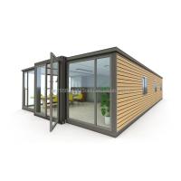 China 50/75/100mm Wave Sandwich Panel Modern Expandable 3-Bedroom Prefab Container House for Hotels for sale