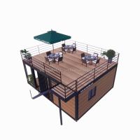China 20 Foot Wooden Deluxe Garden Studio Flat Package Assembly 2 Bedroom Container Mobile House with Aluminum Alloy Windows for sale