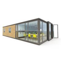 China 50/75/100mm Wave Sandwich Panel Modern Expandable 3-Bedroom Prefab Container House for Hotels for sale