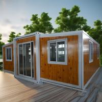 China Wooden 2 3 4 5 Bedroom Prefabricated Villa Customized Color Design 20ft 40ft Waterproof Prefab Expandable Container House for sale