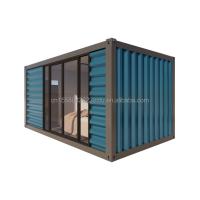 China Hotel Assembled Flat-Package 20ft Container Mobile House Frame Sandwich Panel and Luxury Prefabricated House at Discount for sale